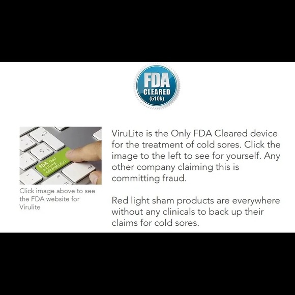 VIRULITE | Bath & Body | Virulite Fda Approved Cold Sore Treatment Pc ...